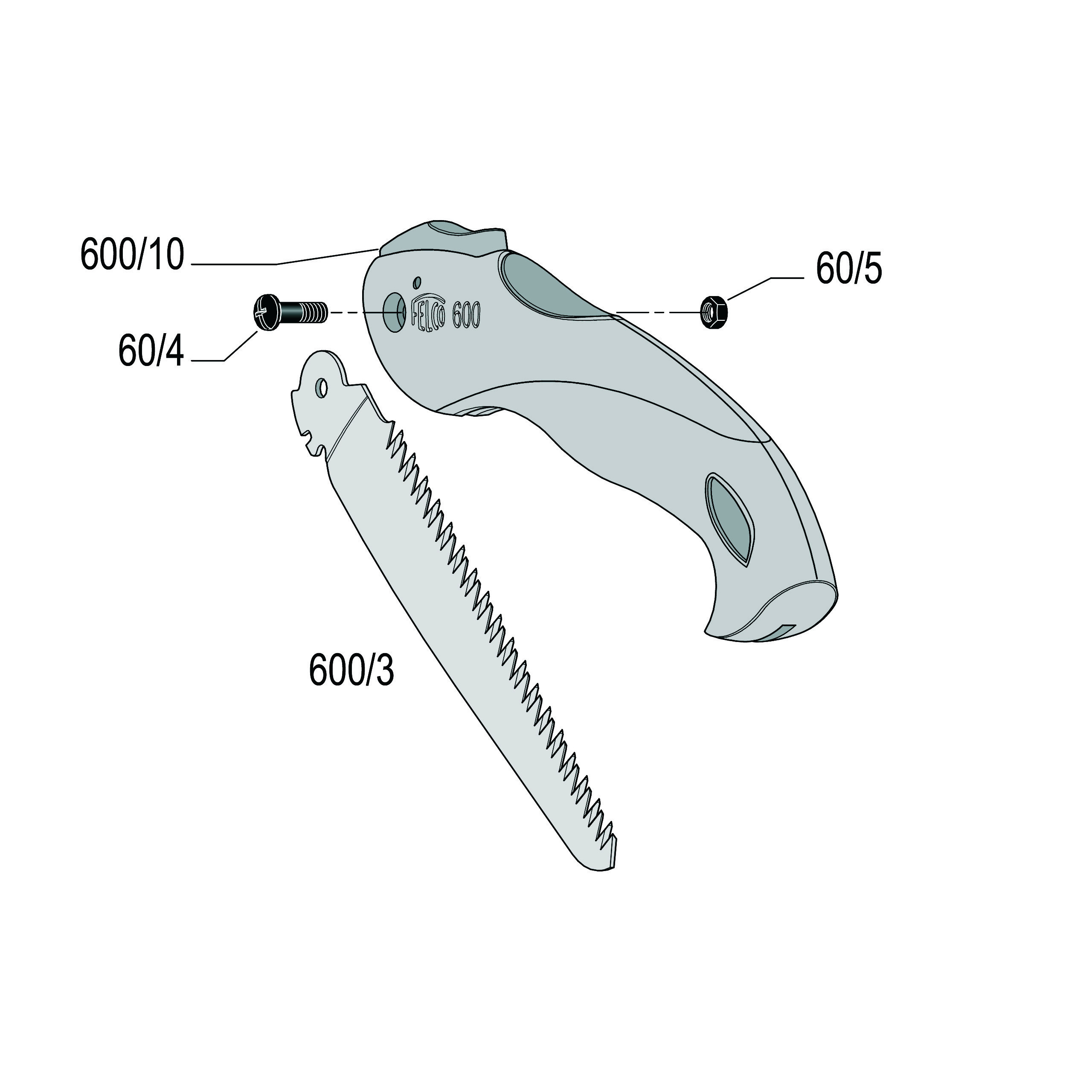 LS - Felco F600 Replacement Blade