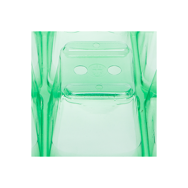 LS - Modiform Endpack 6 (Transparent Green R-PET) (4200/P,84x50/B) - Each